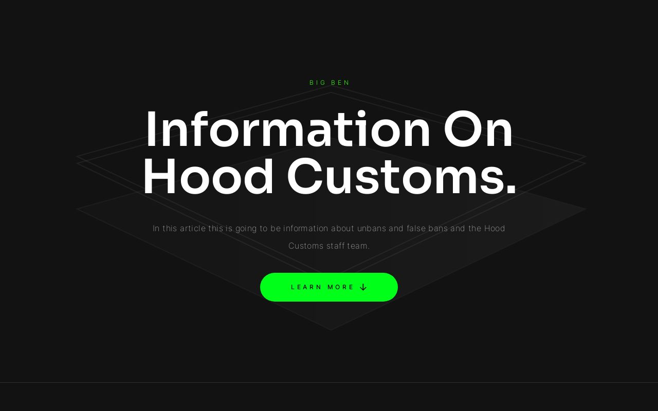 Hood Customs